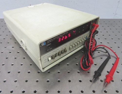 C193922 HP 3466A Digital Multimeter w/ Test Leads | eBay