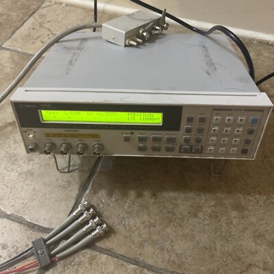 HP Agilent Keysight 4263B LCR Meter, 100Hz to 100kHz 16048A Test Leads ...