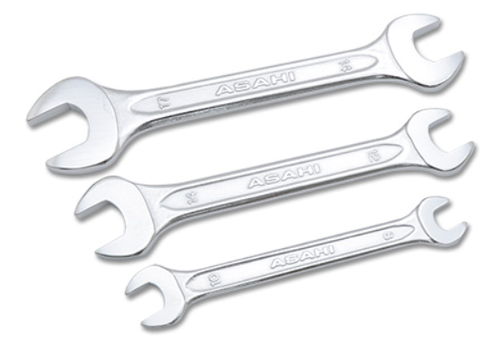 ASAHI TOOLS Double Open End Spanner 6-pc Set SMS0622 Hot Forged Made in ...