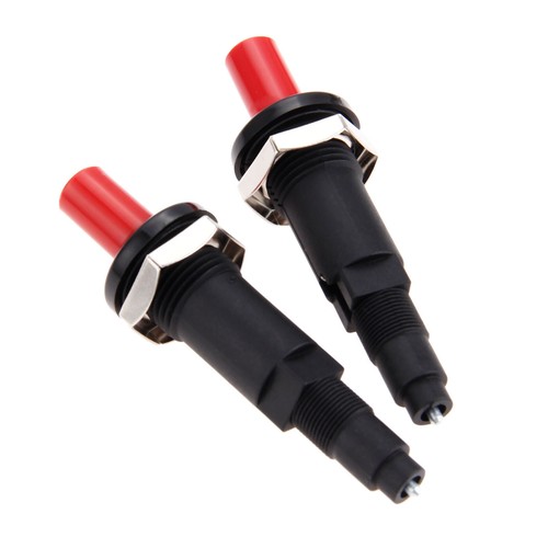2pcs Ignitor Kit Outdoor BBQ Grill Stove Igniter Spark Plug Push Button ...