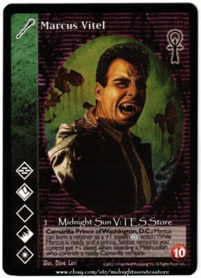 Marcus Vitel Ventrue Camarilla Edition Promo V:TES VTES Vampire CCG | eBay