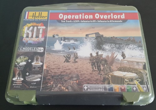 HELLER Modellbausätze D Day Operation Overlord Miniatur Bastelset 1/72 ...