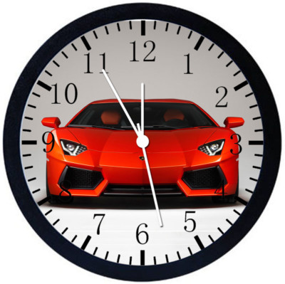 Lamborghini Super Car Black Frame Wall Clock Y83 | eBay Australia