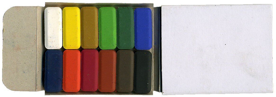 12 Refill Watercolour Blocks Paints Artist Full Pans Assorted Colours ...