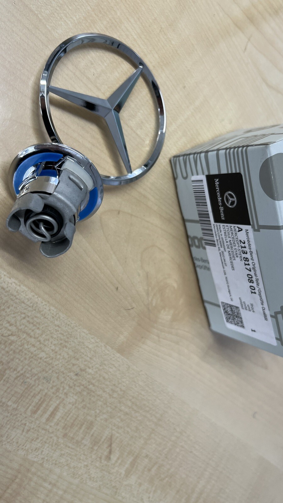 Mercedes Stern schwarz W211 W212 W213 W204 A2138170801 Schwarze ...