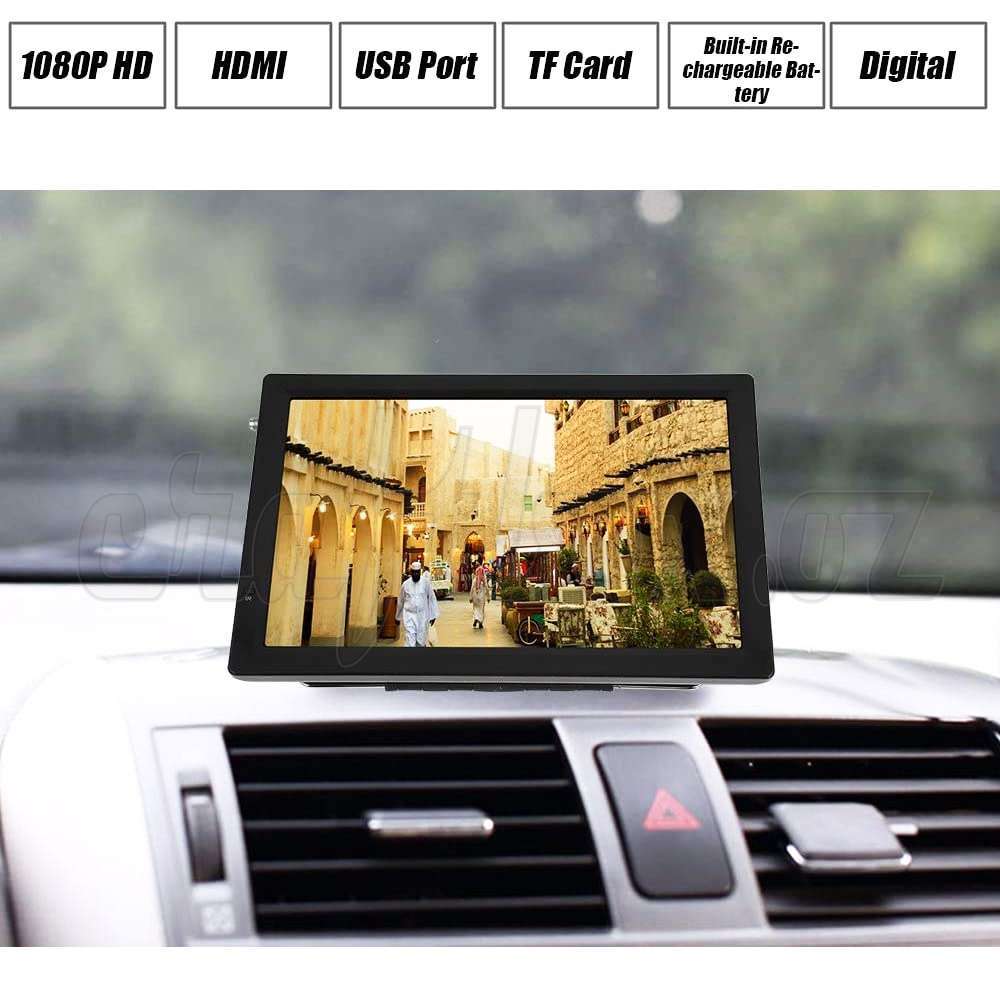 12" 14" 1080P HD Digital Portable Car TV HD TFT LED DVB-T2 12V Player ...