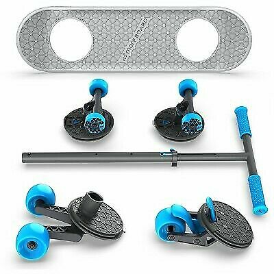 MorfBoard Scooter & Skateboard Combo Set - Silver Cyan for sale online ...