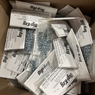 Machine Screw 4-40x1/4 Phillips, Pan head, Zinc Plated, Steel, Digi Key ...