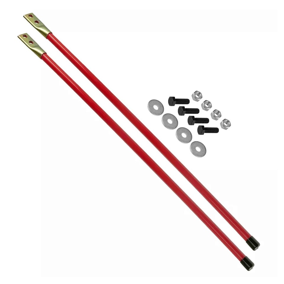 2PK 36" Fluorescent Orange Universal Snow Plow Blade Marker Guide Kit ...