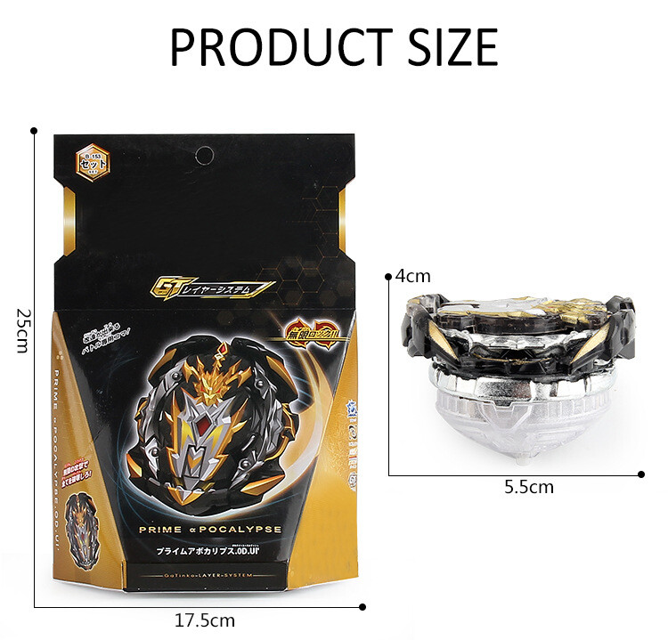 Electric Beyblade GT B153-1/B153-2 Booster Burst Starter Luminous Toy w ...
