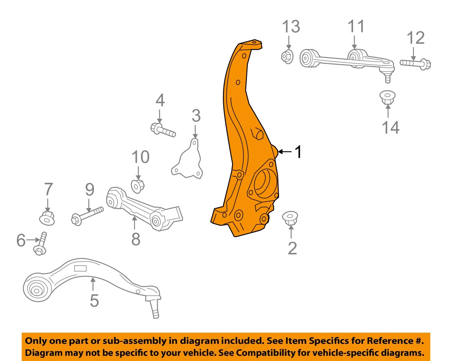 Cadillac GM OEM Right-Knuckle 84193259 | eBay