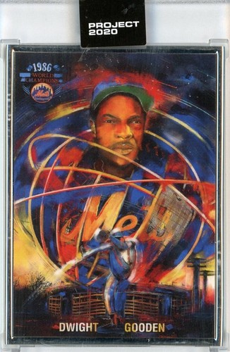 TOPPS PROJECT 2020 DWIGHT GOODEN BY THIELE ARTIST PROOF AP 3/20 Silver ...