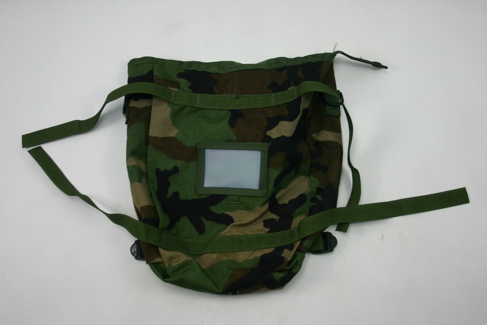 WOODLAND CAMO RADIO POUCH UTILITY POUCH MOLLE II USGI MILITARY VGC | eBay