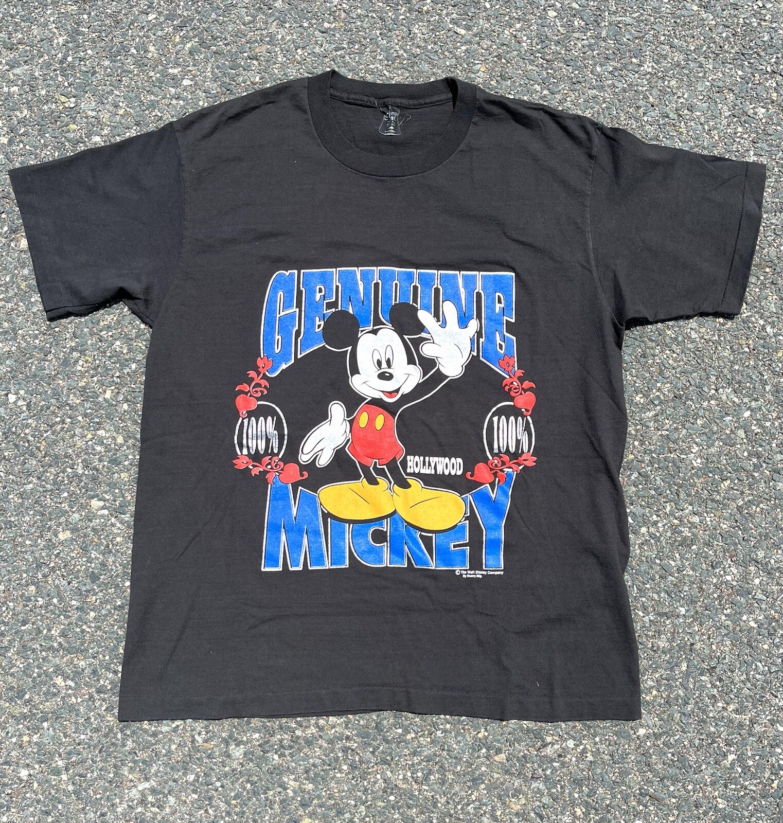 Vintage Mickey Mouse 90s Disney Hollywood Single Stit… - Gem