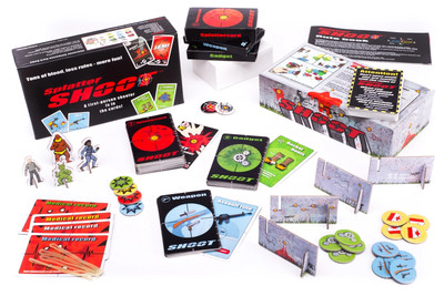 Splatter SHOOT Board Game - A first-person shooter card game | eBay