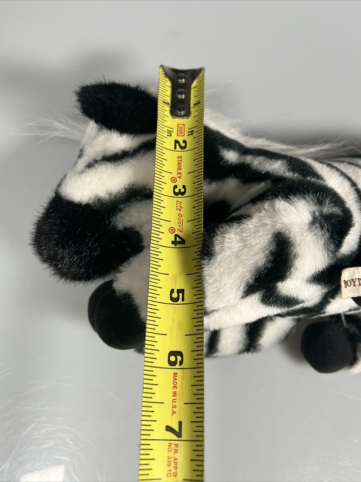 BOYDS BEARS ZOE PLUSH ENESCO ZEBRA HEIRLOOM 550705 STUFFED ANIMAL 10 ...