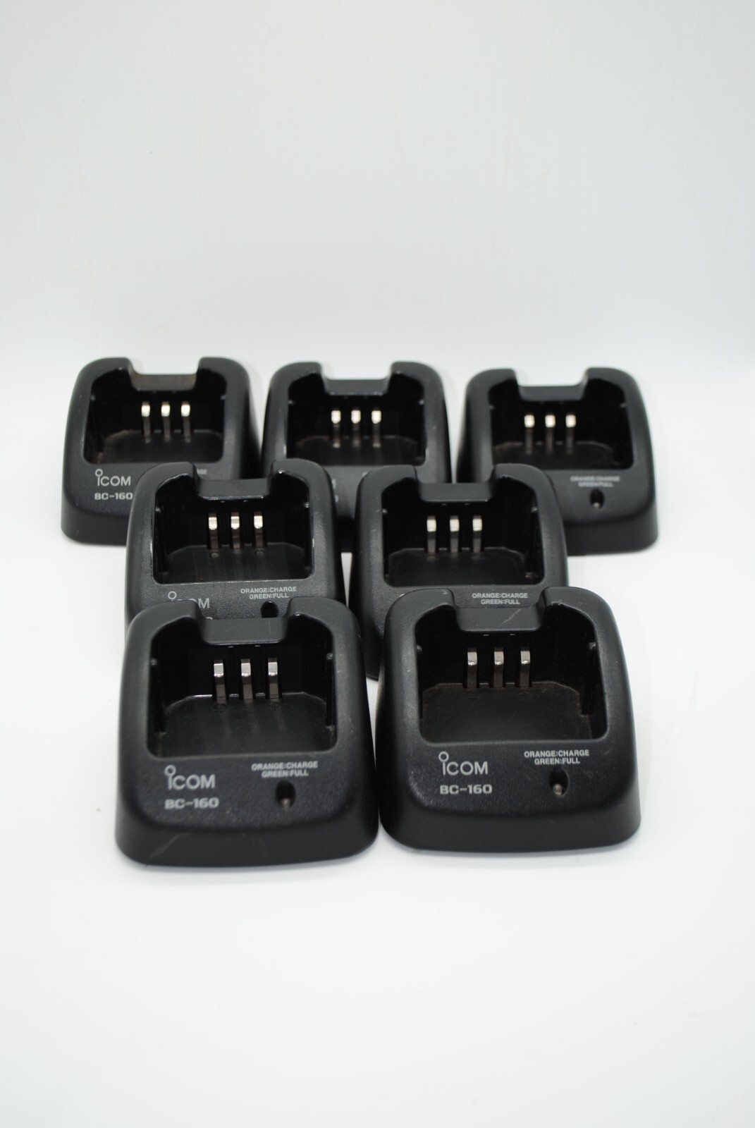 Lot of 7 ICOM BC-160 Charger Base For ICOM Radios (Base Only, No Adapter) | eBay