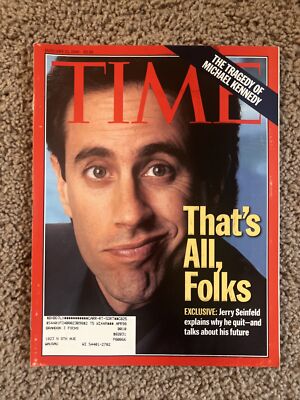 JERRY SEINFELD That's All Folks ~~ Time Magazine ~~ January 12, 1998 ...