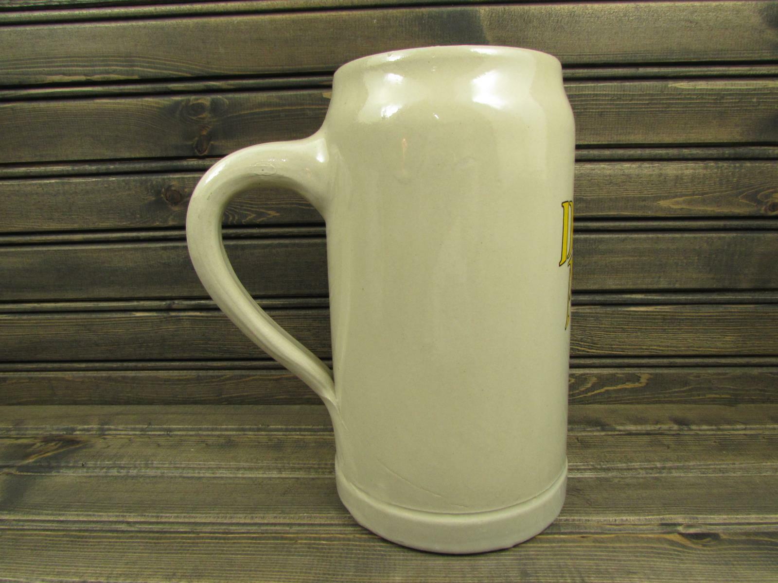 Vintage Dinkel Acker Beer Mug Stein Germany 1 Liter Ceramic Stoneware ...
