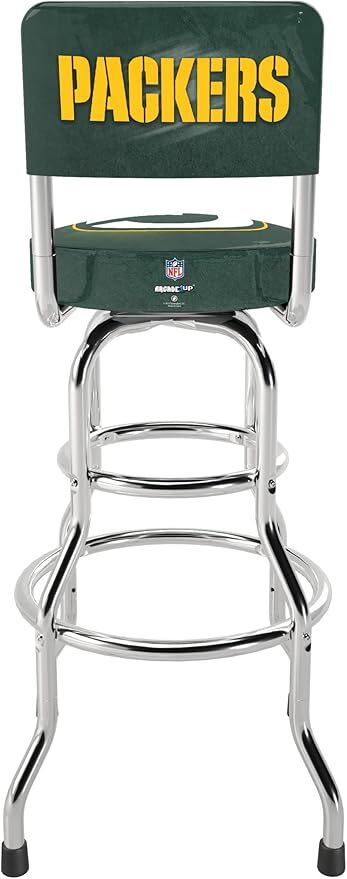 ARCADE1UP NFL Blitz High Back Stool Adjustable Height, Swiveling Seat ...