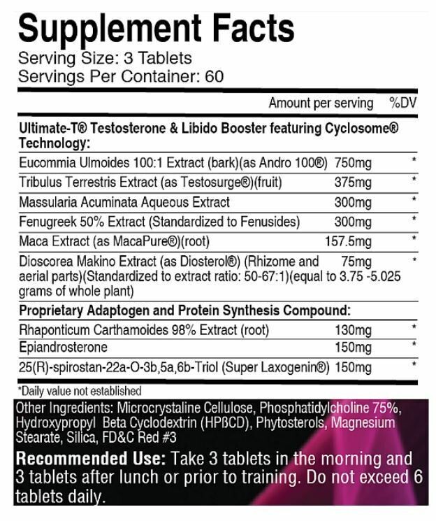 USP Labs Pink Magic Ultra Hard Premium Super Testosterone Booster 180 ...