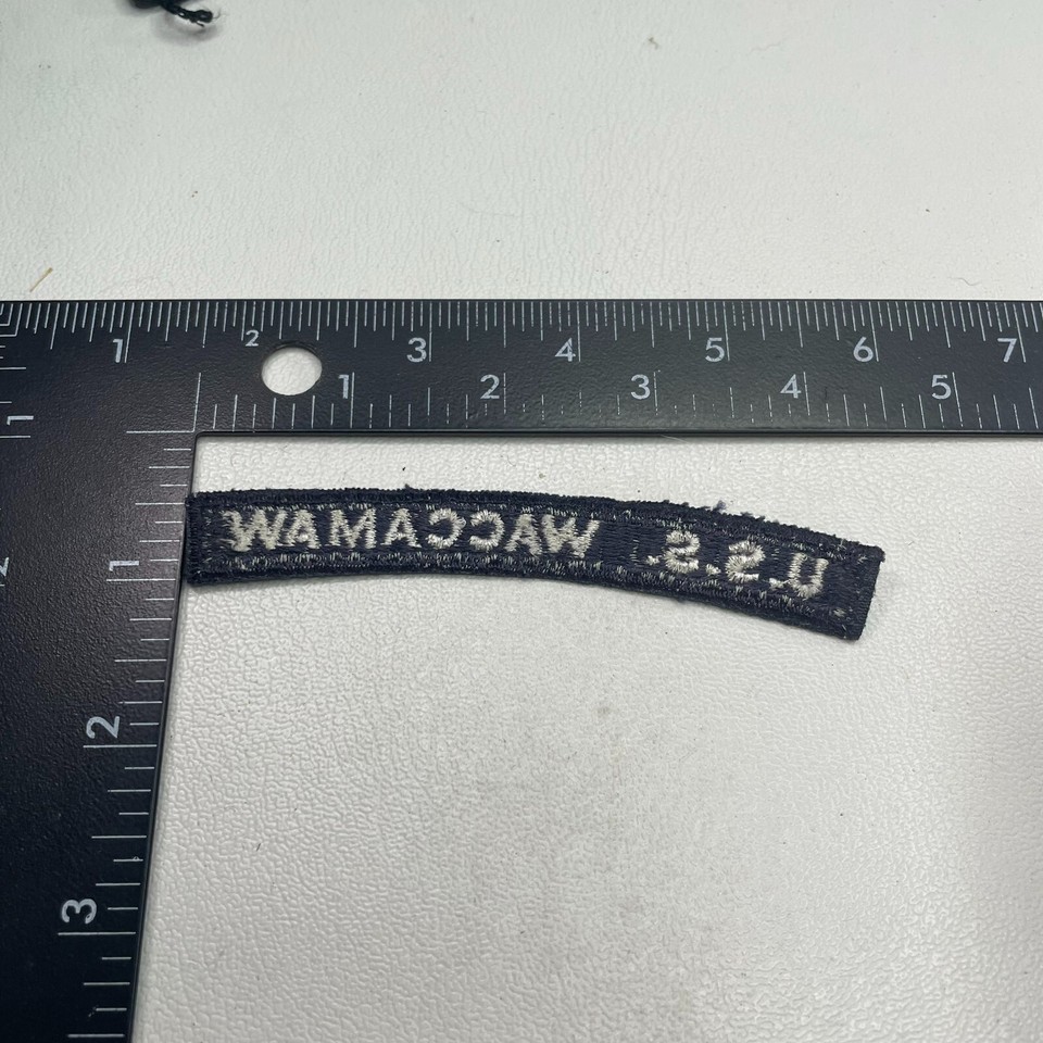 US Navy Tab USS WACCAMAW Patch (Rocker, UIM) 27MQ | eBay