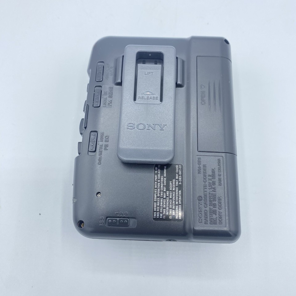 ⭐ Sony Walkman WM-SR1 AM/FM Cassette Player Recorder ~ Reconditioned ...