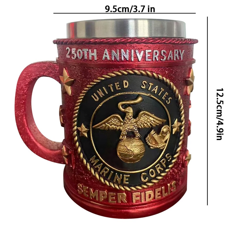 Exquisite Military Theme Mug 250th Anniversary Military Commemorative ...