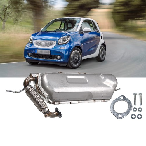Stainless Steel Rear Exhaust Muffler fits: 2008-2015 Smart Fortwo 1.0L ...