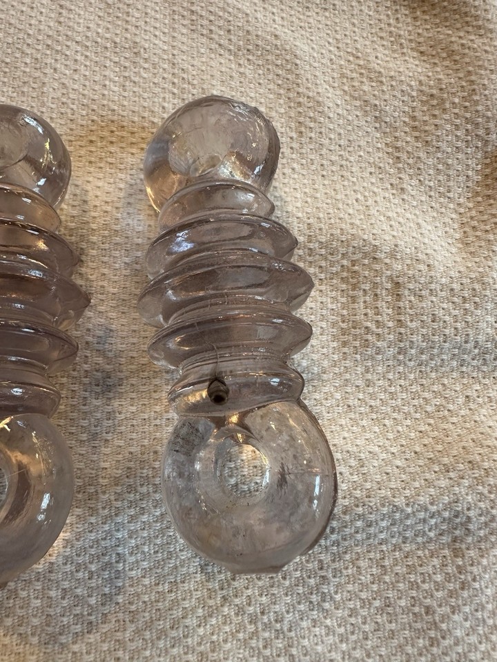 Glass Insulator Strains purple 5 ea | eBay