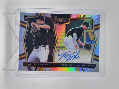 TSUNG-CHE CHENG 2025 SELECT DIAMOND ACTION ROOKIE SILVER G RC AUTO ...