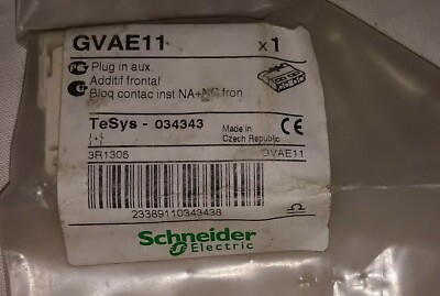 Schneider GVAE11 Electric TeSys Auxiliary Contact (5 Pcs) | eBay