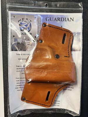 GUARDIAN NEXT HOLSTER LEATHER, LEFT, OWB & IWB, SIG 365 GLOCK 43X | eBay