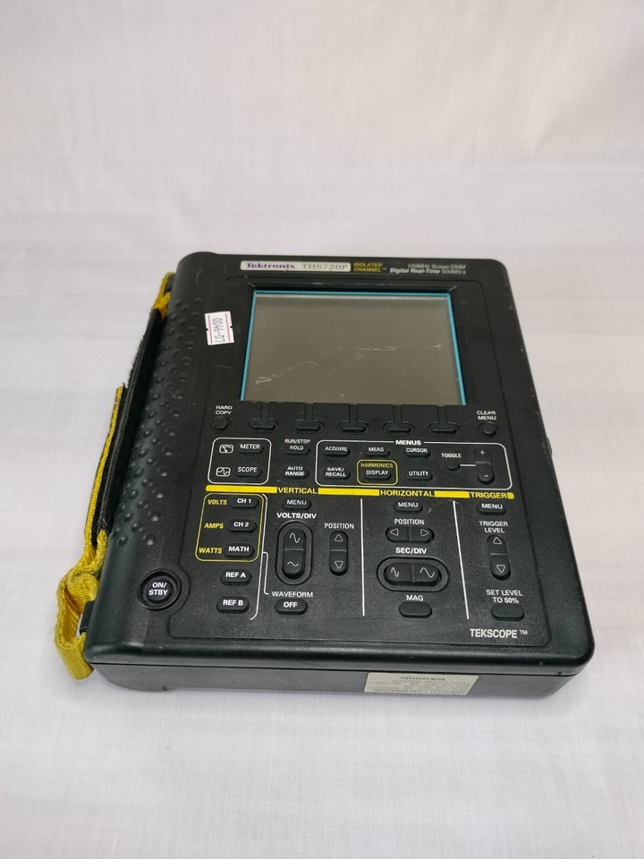 Tektronix THS720P Oscilloscope 100Mhz Scope/DMM Digital Real-Time 500MS ...