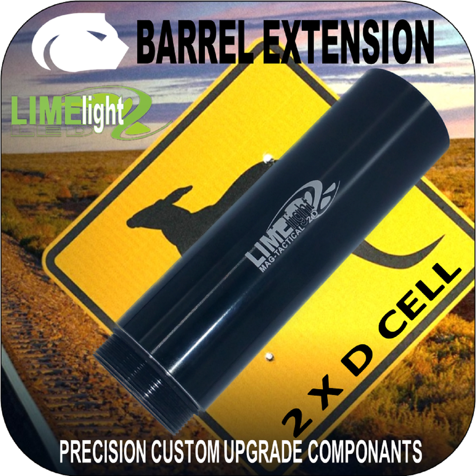 MAGLITE UPGRADE CONVERSION C/D BARREL EXTENSION BODY TUBE 2-6 CELL ...