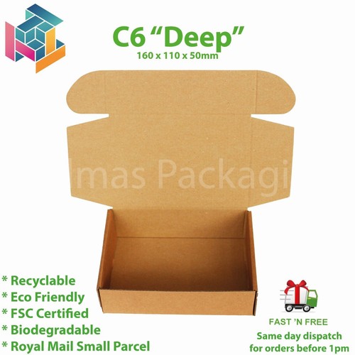 Brown Royal Mail PIP Large Letter Postal Boxes C4, C5, C6, C7, and DL ...