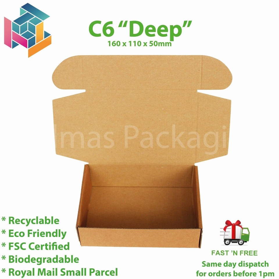 Brown Royal Mail PIP Large Letter Postal Boxes C4, C5, C6, C7, and DL ...