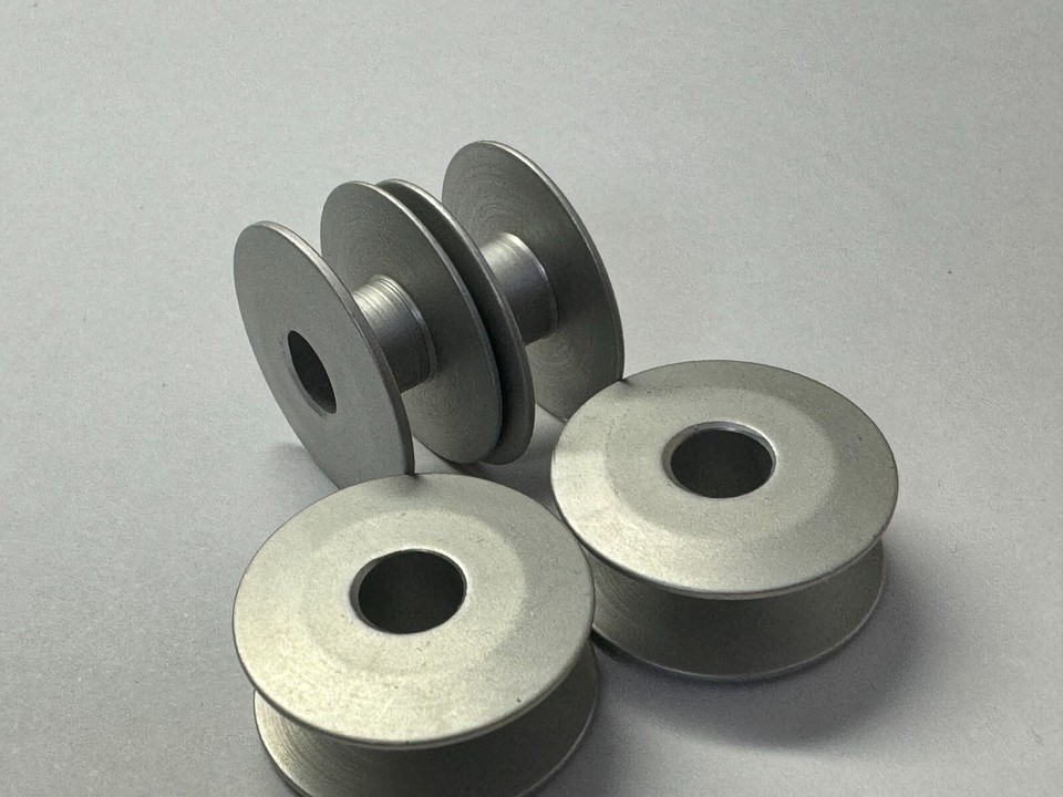 100PCS Aluminum Bobbins With Slot Fit Handi Quilter | eBay