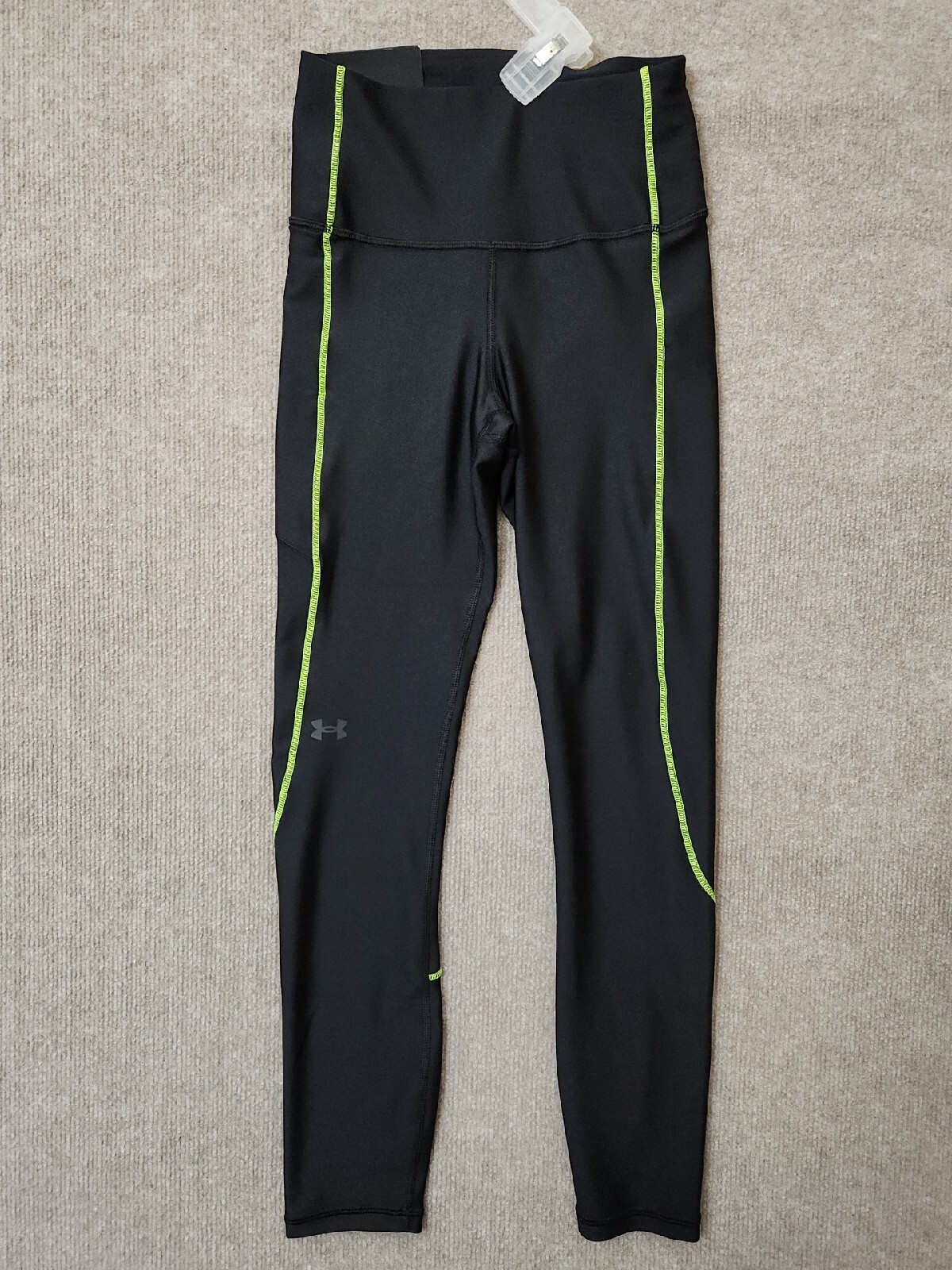 Under Armour Compression High Rise Ankle Leggings Pants Womens XS Black ...