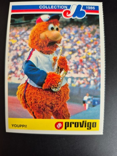 1986 COLLECTION PROVIGO MONTREAL EXPOS / 27 OF 28 YOUPPI | eBay