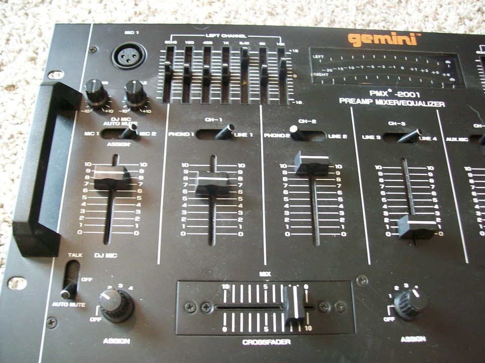 Gemini CD-9500 Pro II Dual CD Player plus GEMINI PMX-2001 Preamp ...