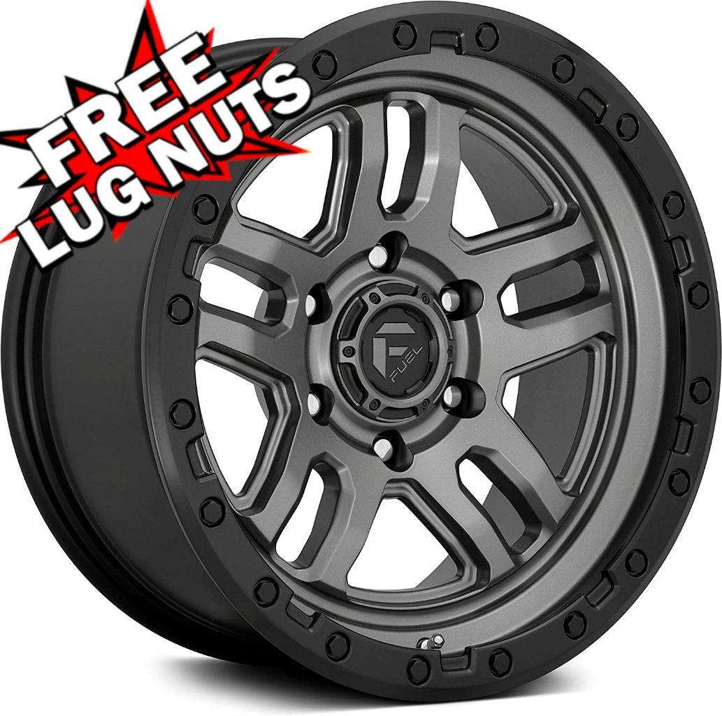 20 inch 20x9 Fuel D701 AMMO Gunmetal Black wheels rims 6x135 +1 | eBay