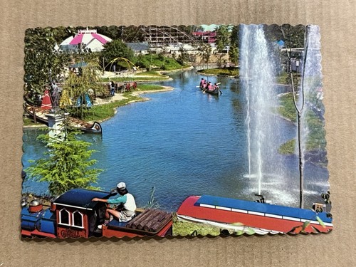 Postcard Memphis TN Libertyland Theme Amusement Park Miniature Railroad ...