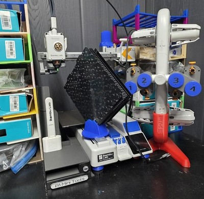 Bambu Lab A1 Mini + AMS Lite + 3 Stands + 5 Plates + 7-8m Warranty left ...