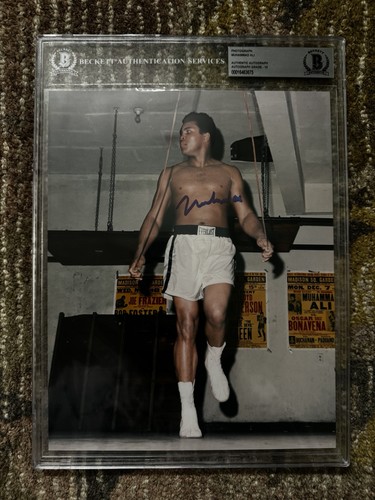 Muhammad Ali Signed Photo Beckett Autograph Authentic 10 Boxer Cassius ...