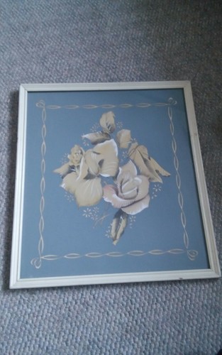 Vintage Mid Century Floral Art Print 19x17 Turner Look | eBay
