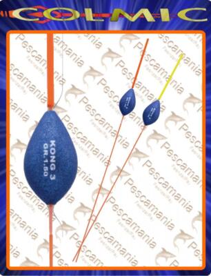 Flotteur Colmic KONG 3 antenne plastique vide 0,10-1,00gr. reversible body | eBay