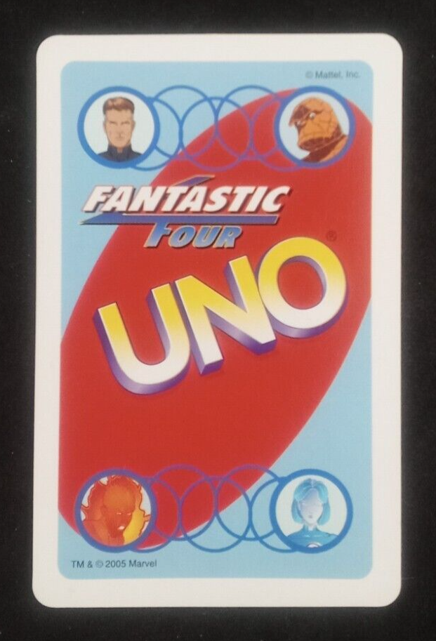 2005 Marvel Fantastic Four UNO Card Red Mister Fantastic #1 | eBay