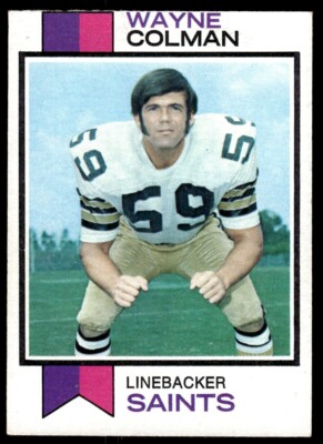 1973 TOPPS WAYNE COLMAN RC NEW ORLEANS SAINTS #23 | eBay