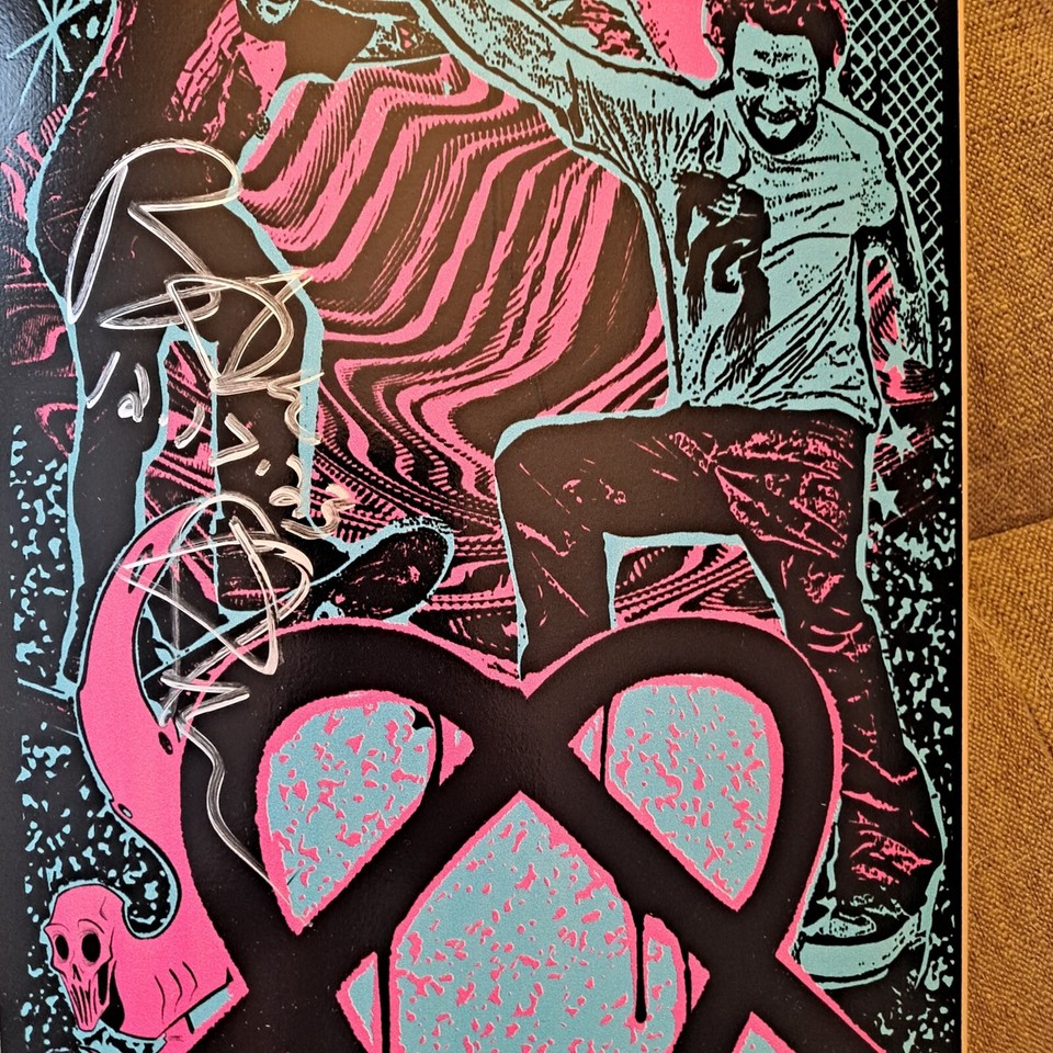 BAM MARGERA AUTOGRAPHED SKATEBOARD DECK SIGNED SPOOKALA PROOF CKY LE ...